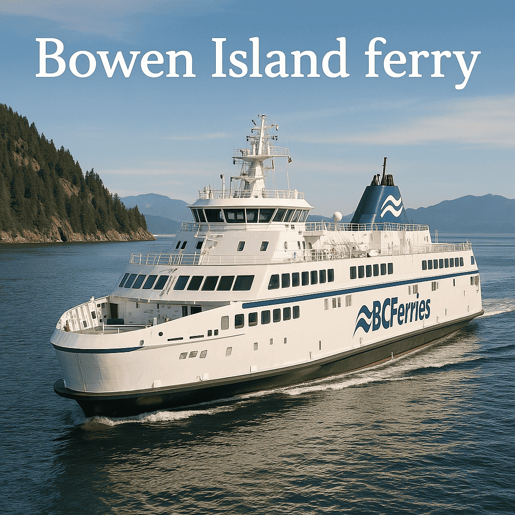 Bowen Island ferry, Vancouver, BC: Horseshoe Bay to Snug Cove